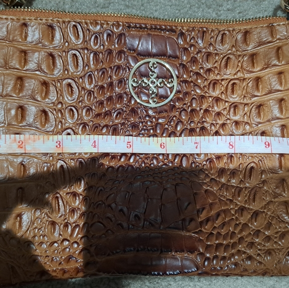 Stauer | Bags | Stauer Tan And Brown Crossbody Purse | Poshmark